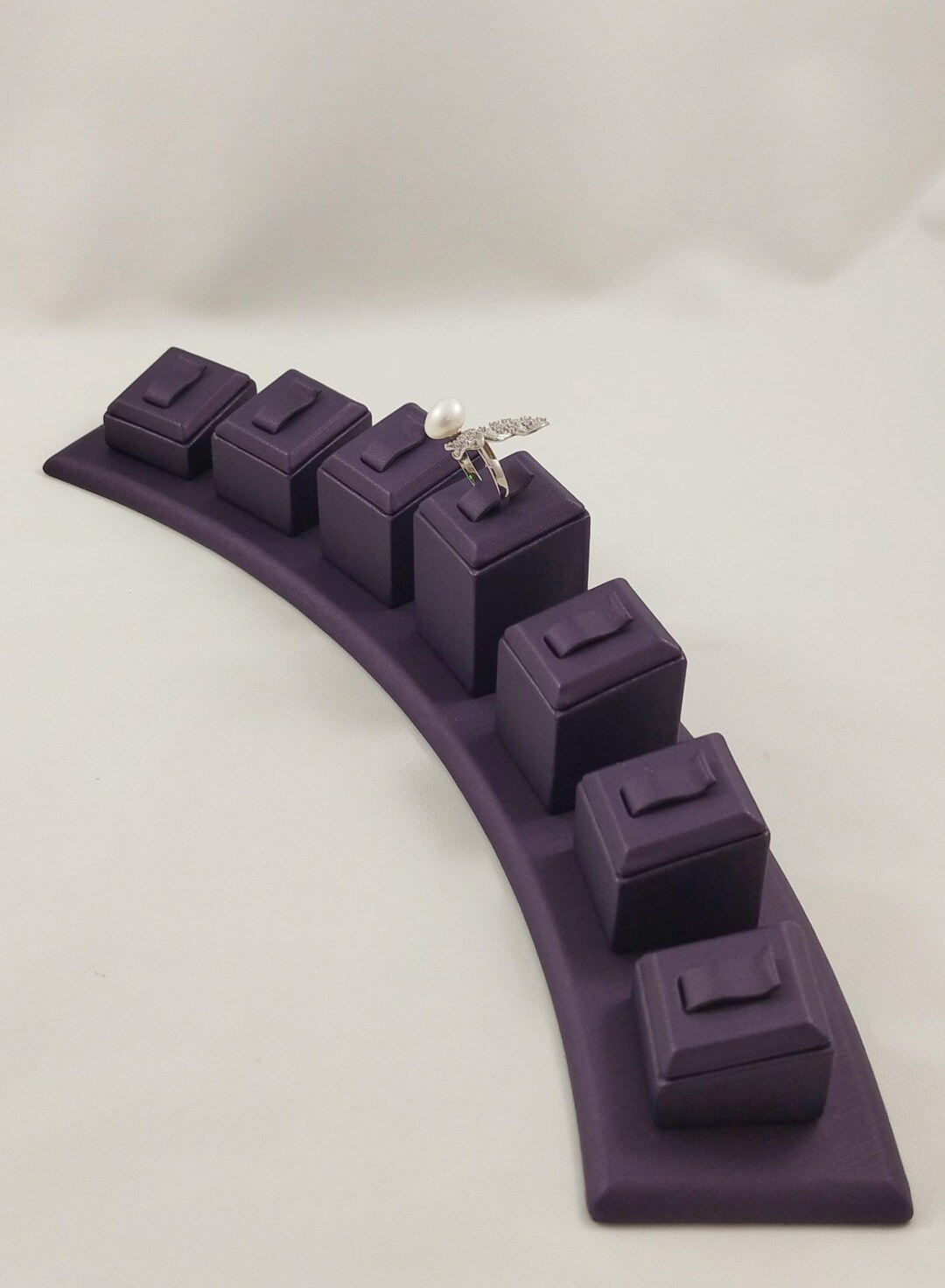 Silk Effect Leather Ring Display Stand: Jewelry Organizer - Etsy