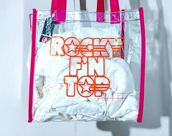 Custom Clear Vinyl Stadium / Concert Bag Dual-sided Cowgirl Tennessee ...