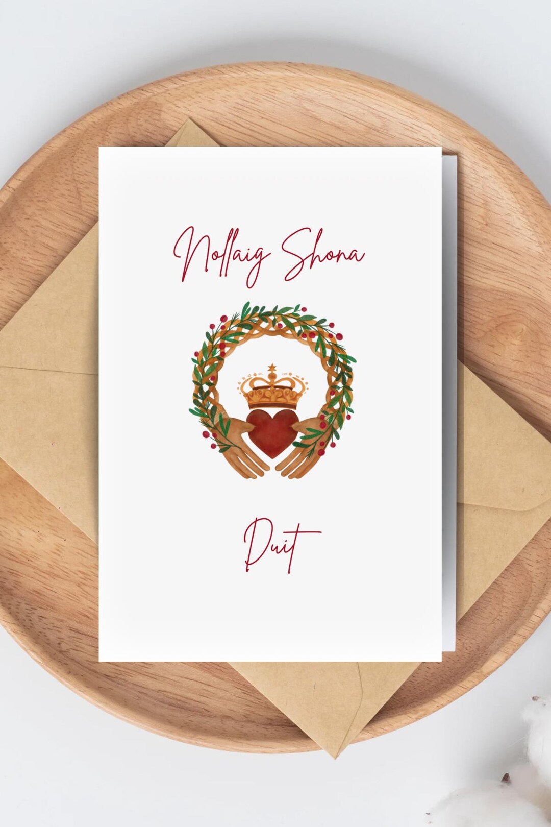 10 Pack Merry Christmas Cards – Nollaig Shona Duit – GRMA Club - Etsy