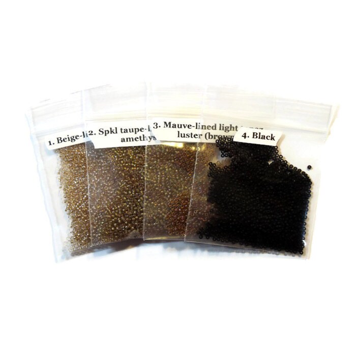 15/0 SEED BEADS ONLY for Pug Pin Pendant Beaded Animal Beading Pattern ...