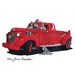Beaded Fire Truck Wall Art: 1943 Chevy, Bead Embroidery - Etsy