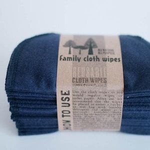 Cloth Wipes - Reusable Flannel Wipes - Double Layer - Choose Your Size ...