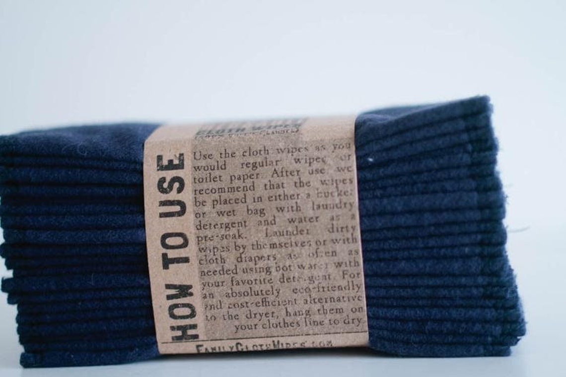 Cloth Wipes - Reusable Flannel Wipes - Double Layer - Choose Your Size ...