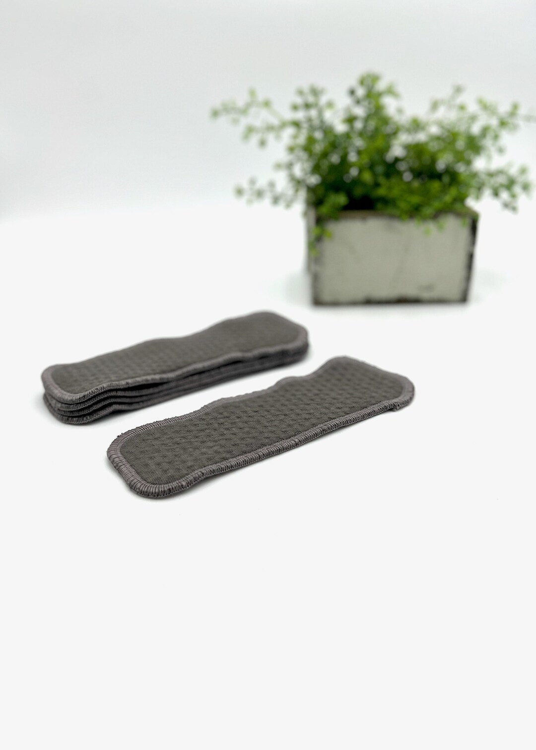 Wingless PANTY LINER 3D Zorb Silver Organic Cotton Fabric Organic ...