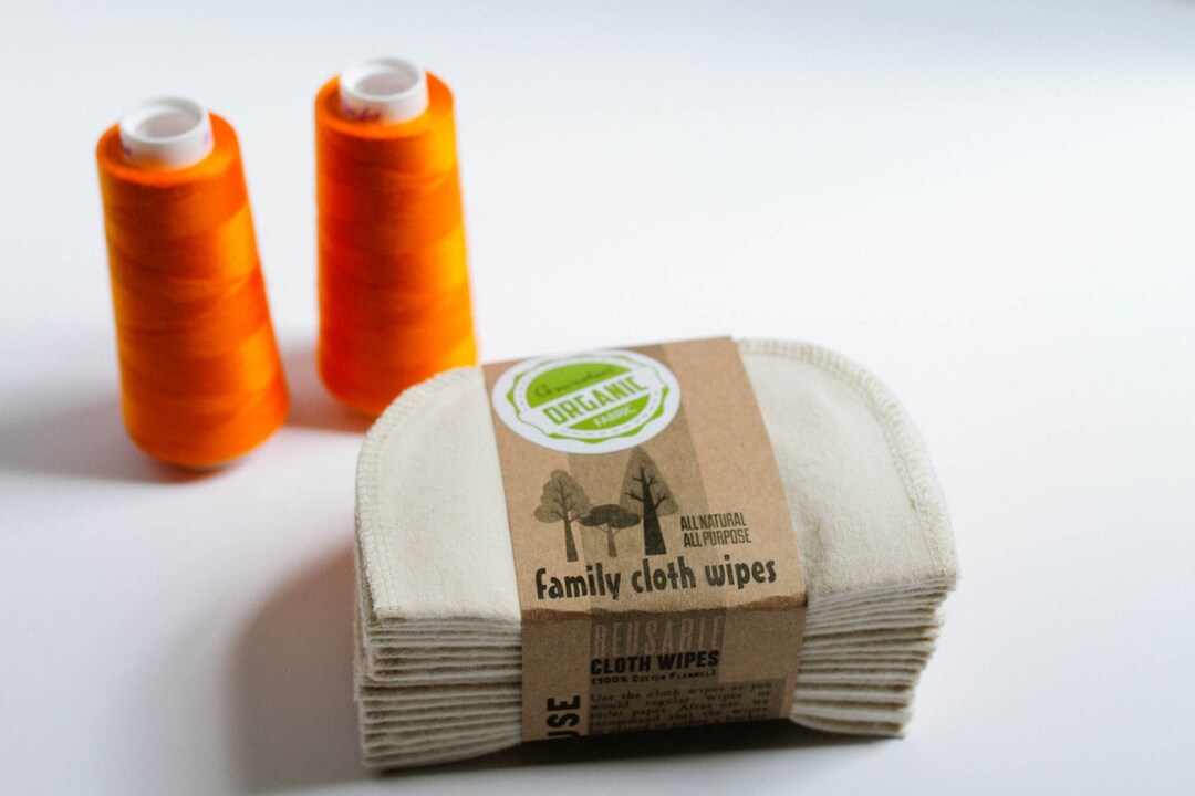 Cloth Wipes - Organic Baby Wipes, Eco-friendly Reusable Double Layer ...
