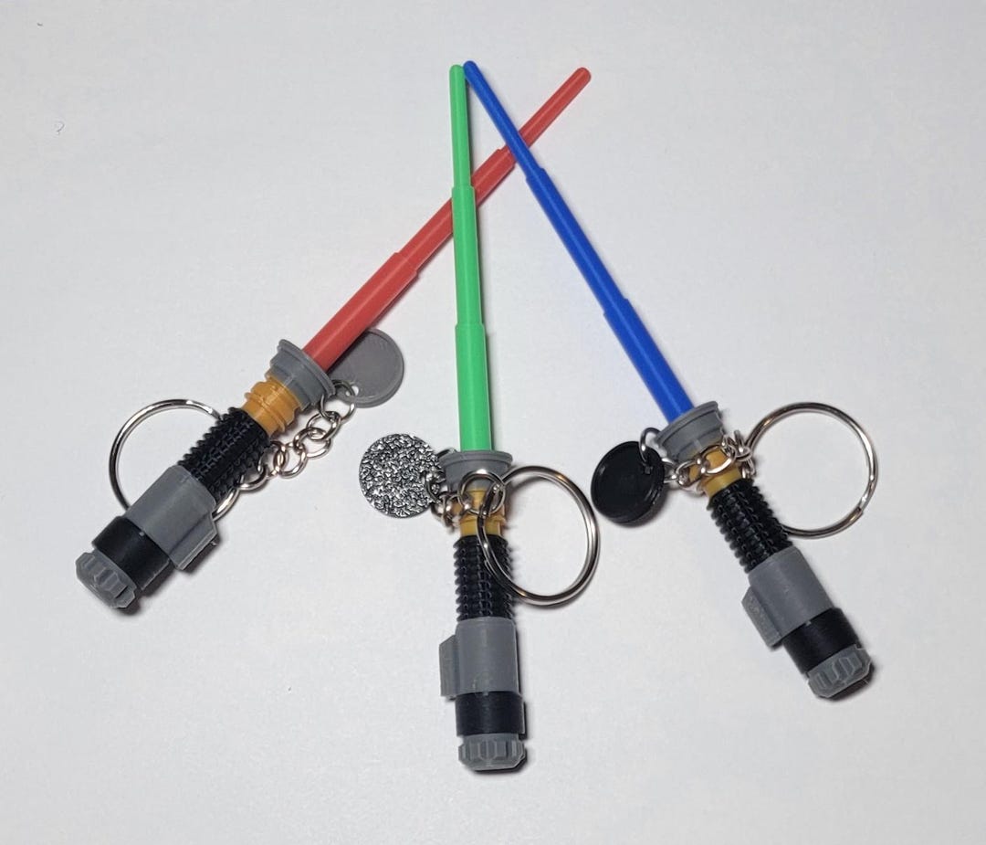 Star Wars Inspired Retractable Lightsaber Keychain | Sci-fi | the Force ...