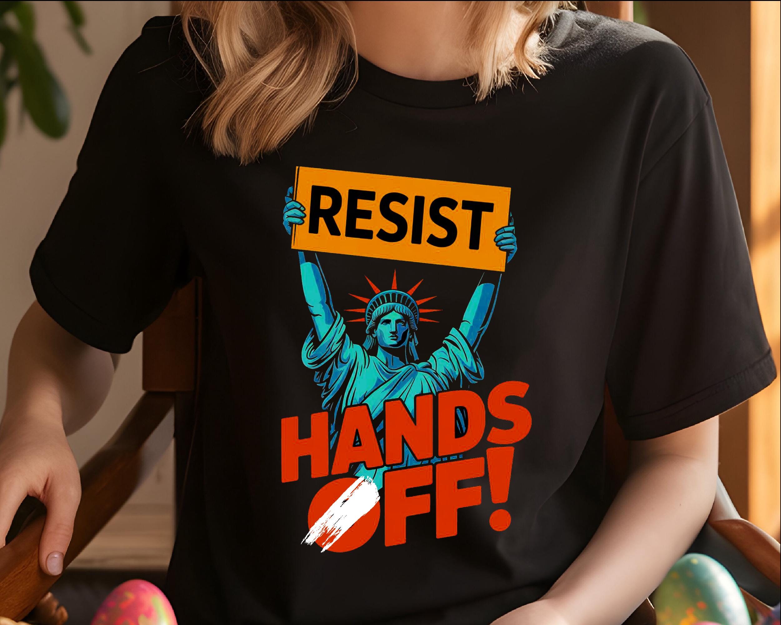 Resist Hands off Statue of Liberty Png (for BLACK BACKGROUND ONLY ...