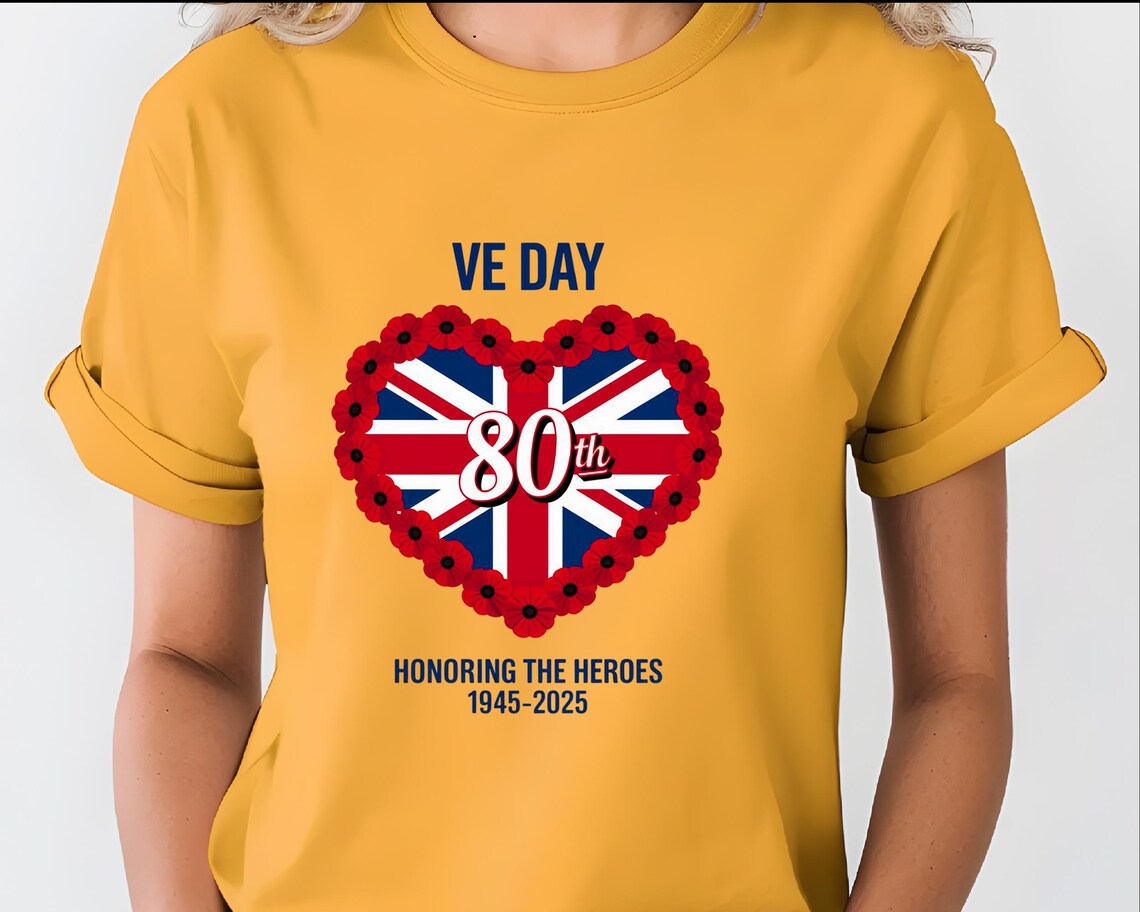 VE Day Flag 80th Anniversary PNG, Ve Day 80th Commemoration, Victory in ...