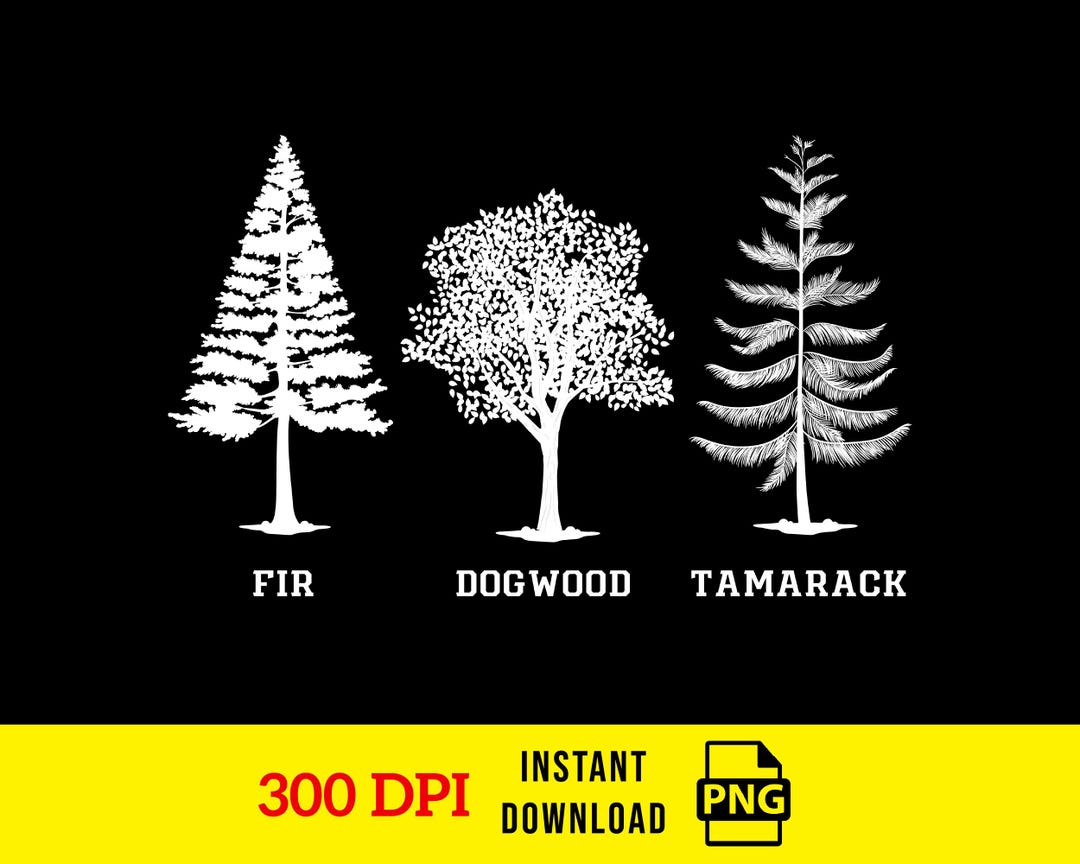 Fir Dogwood Tamarack PNG, Subtle Anti Trump, Anti MAGA, FDT Design ...