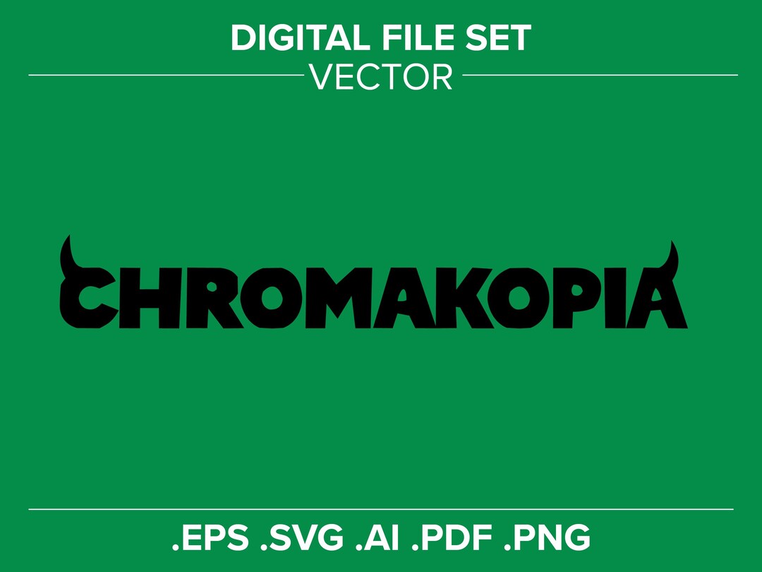 Tyler, the Creator CHROMAKOPIA Vector Logo File Set scale to Any Size ...