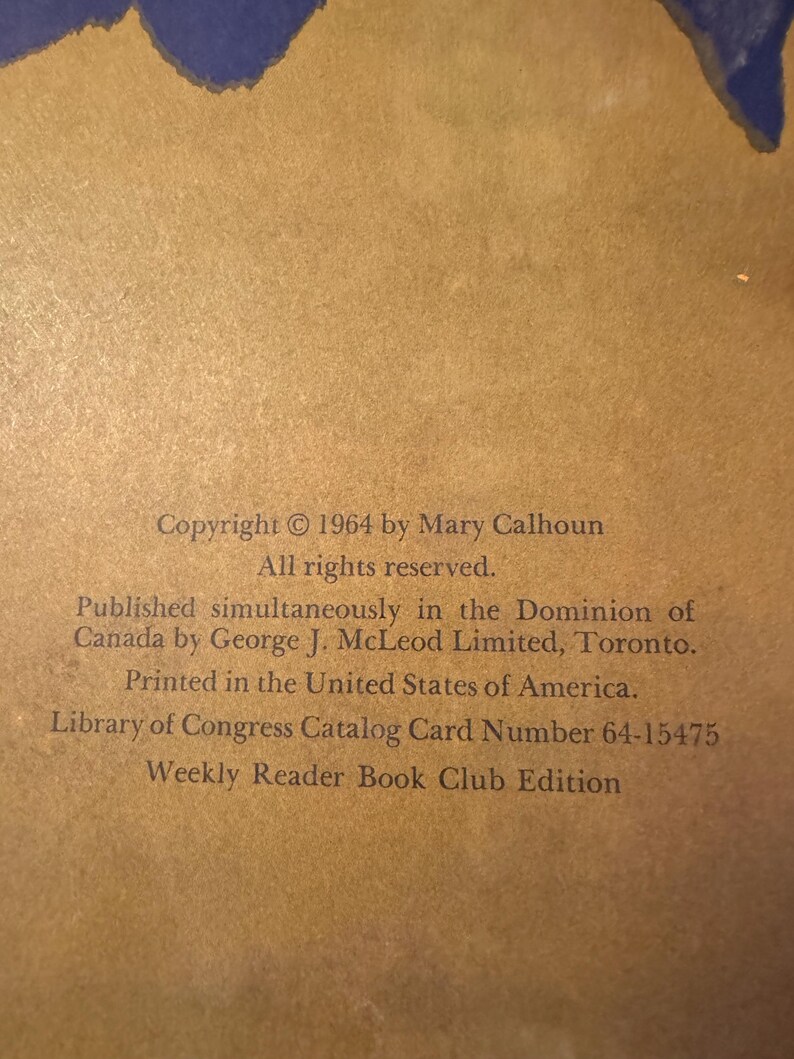 The Witch of Hissing Hill, Story by Mary Calhoun, Pictures by Janet ...