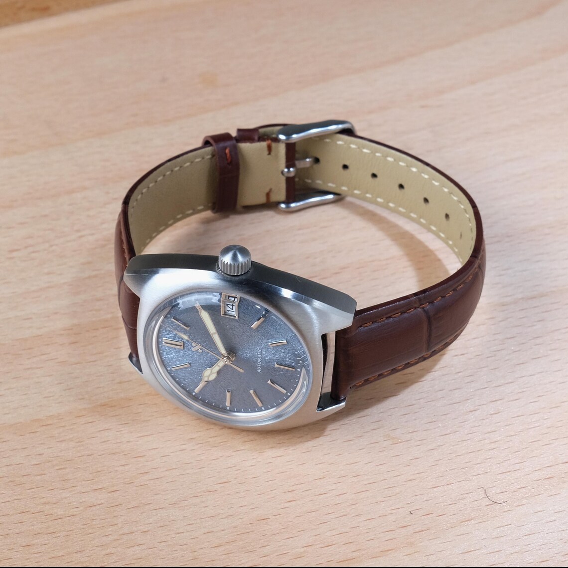 Custom Made Vintage Style Automatic Watch - Etsy