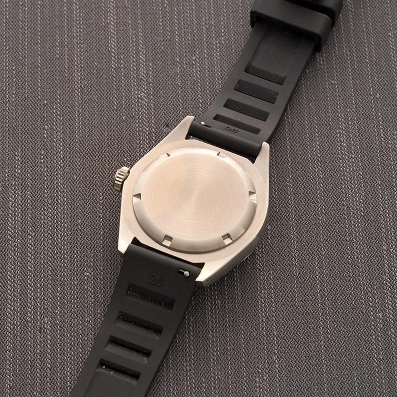 Custom Built Pilot/field Watch With Silicone Strap and BGW9 Lume - Etsy