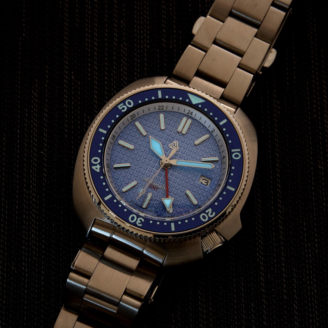 Captain Willard Style GMT Dive Watch - Custom Mod - Etsy