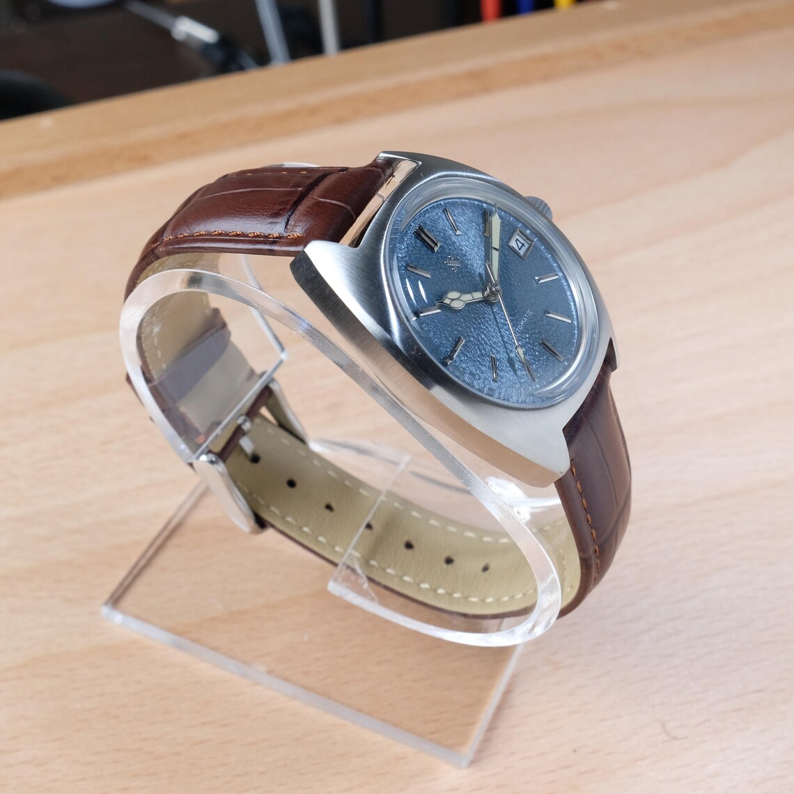 Custom Made Vintage Style Automatic Watch - Etsy