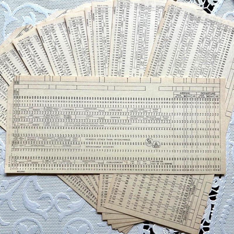 Punch Cards - Etsy