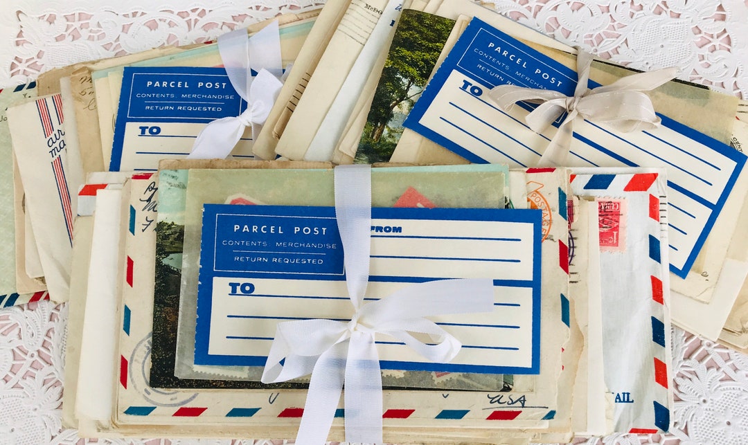 Vintage Mail Envelopes Pack Correspondence Ephemera Postal Covers for ...