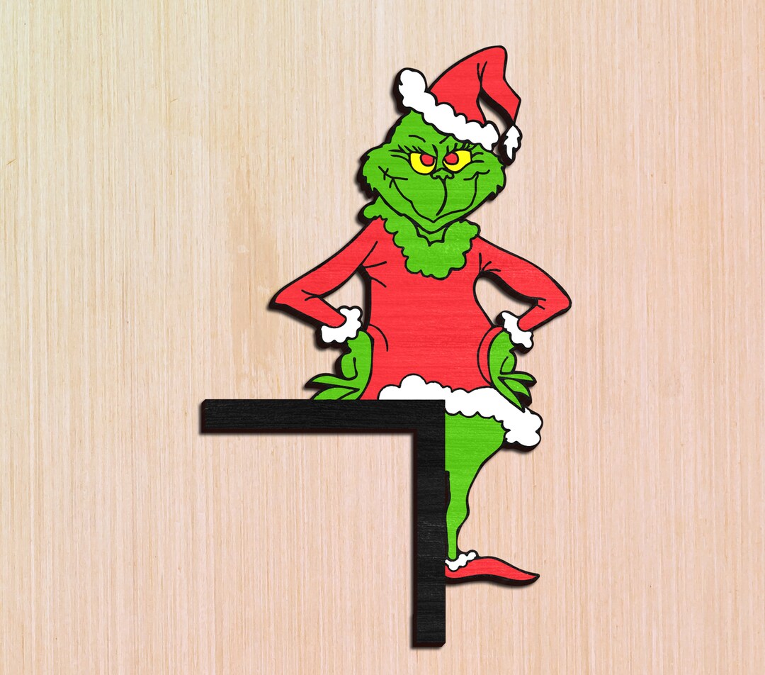 3D Christmas Door Sign SVG, Carrtoon Door Trim Svg, Christmas Door ...