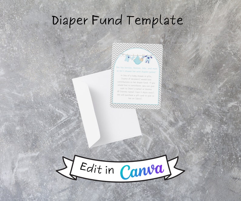 Diaper Fund Template - Etsy