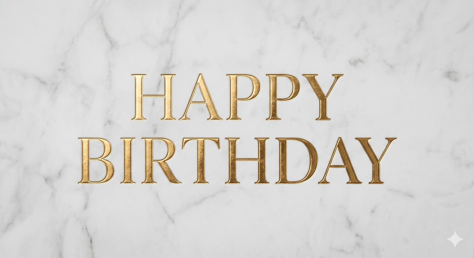 Gold Marble Birthday Card | Minimalist Printable Elegant Decor (digital ...