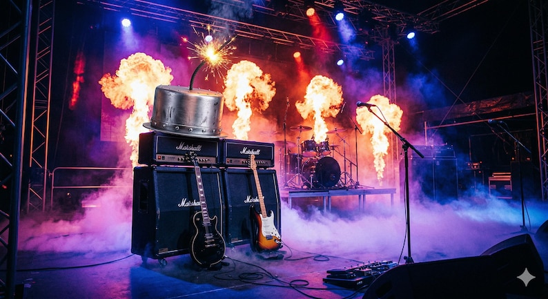 Animated Rock Concert Birthday Video Ecard | Heavy Metal Music Lover ...