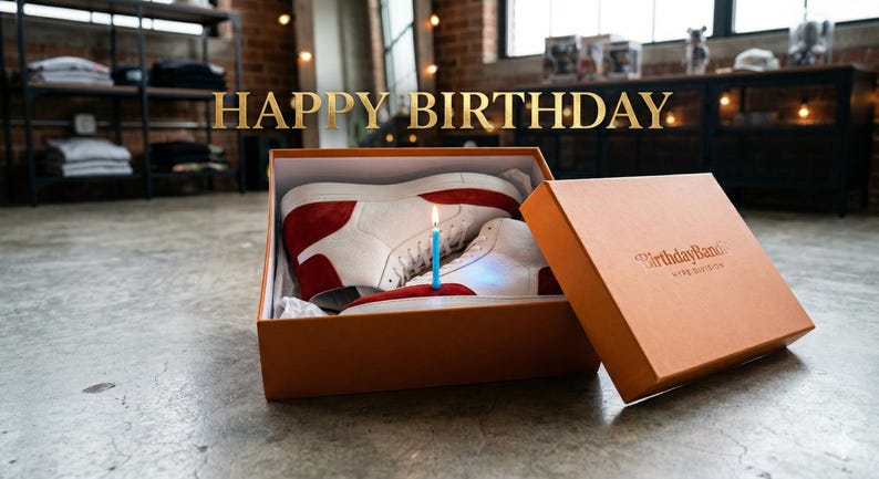 Sneaker Birthday Card Print – Shoe Box Sneakerhead Collector Printable ...
