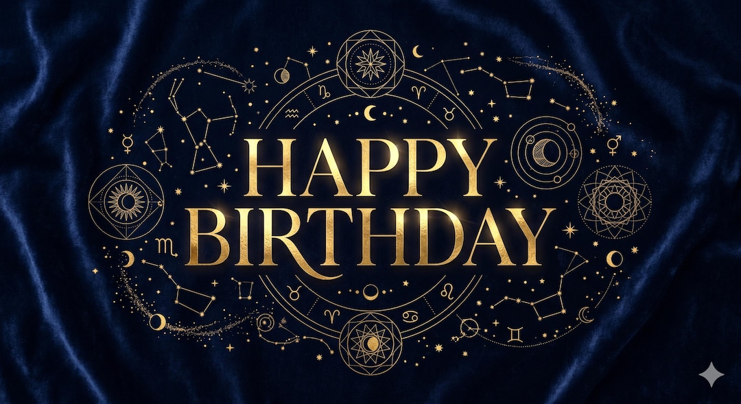 Mystical Animated Ecard | Zodiac Birthday Video | Digital Download ...
