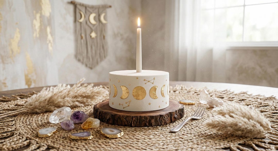 Astrology Birthday Card Print, Crystal & Macrame Decor, DIY Card Making ...