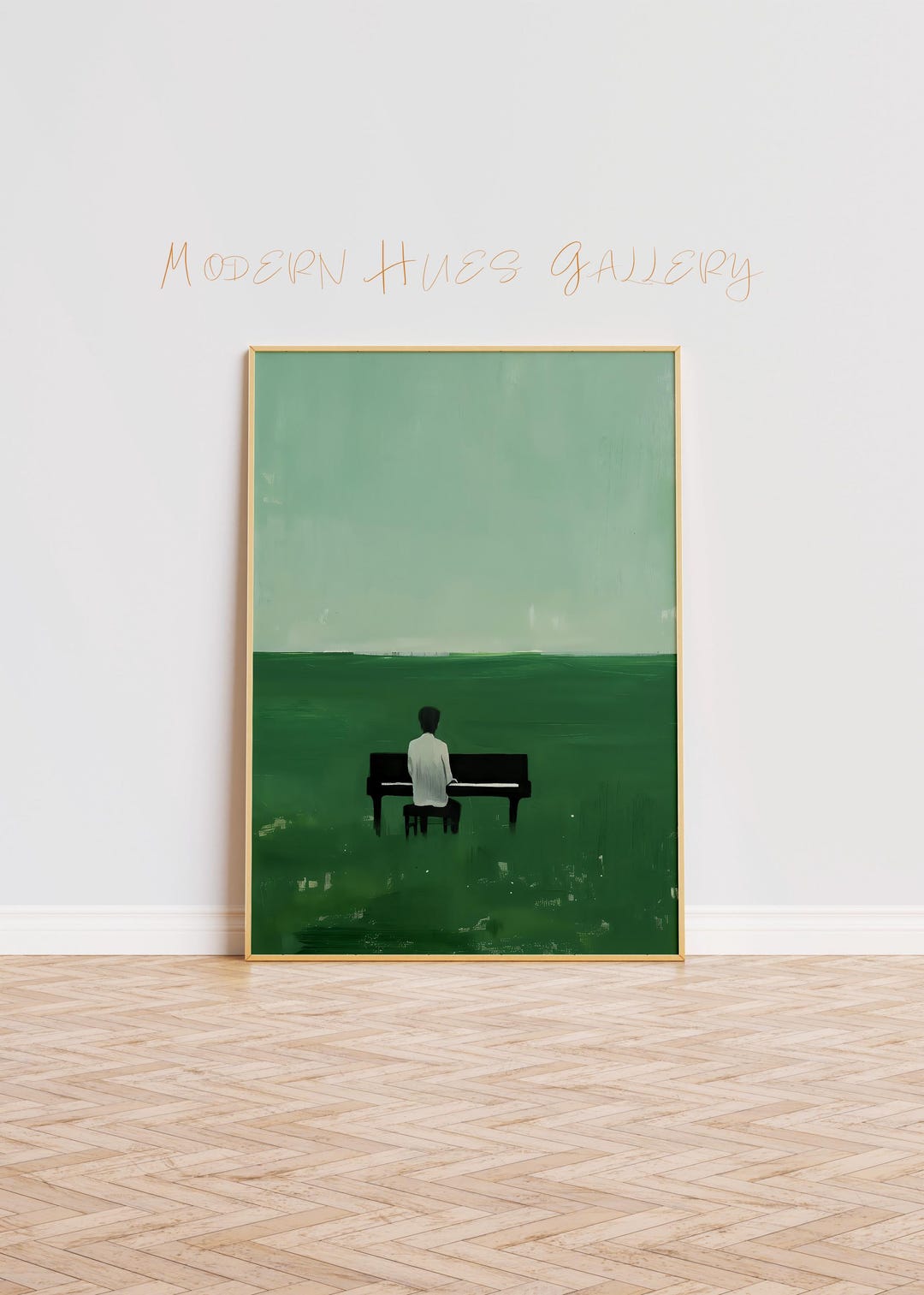 Piano Player Art Print, Minimalist Music Decor, Digital Download ...