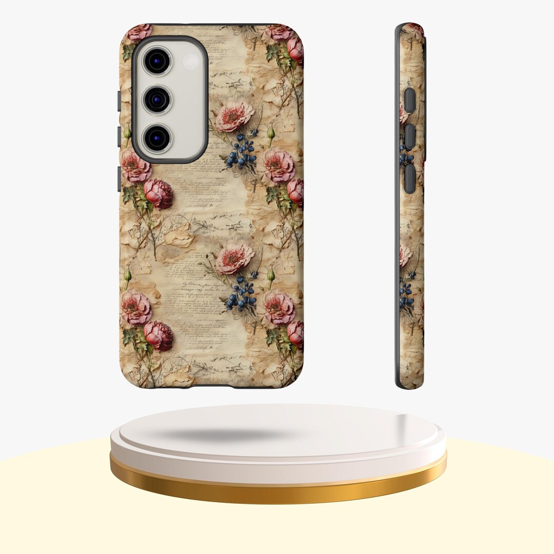 Vintage Love Phone Case – Stylish Newspaper-inspired Design With a ...