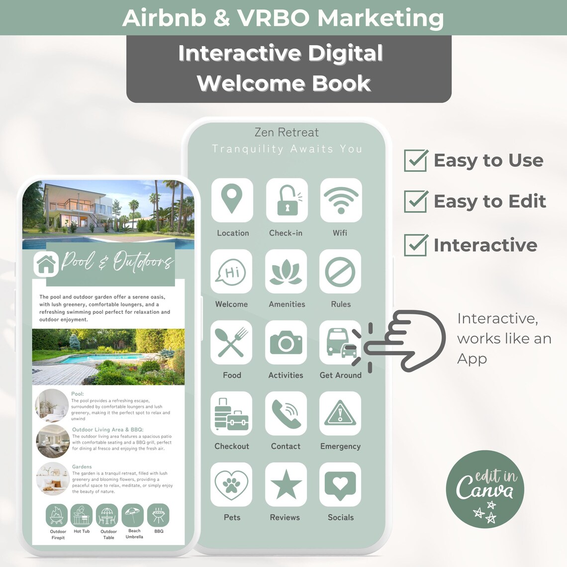 Interactive Digital Airbnb Welcome Book | Mobile Welcome | VRBO ...