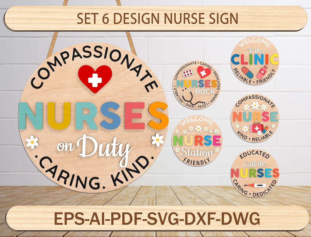 Nurse Office Welcome Sign Cutfile, Gift for Nurse,nurse Welcome Sign ...