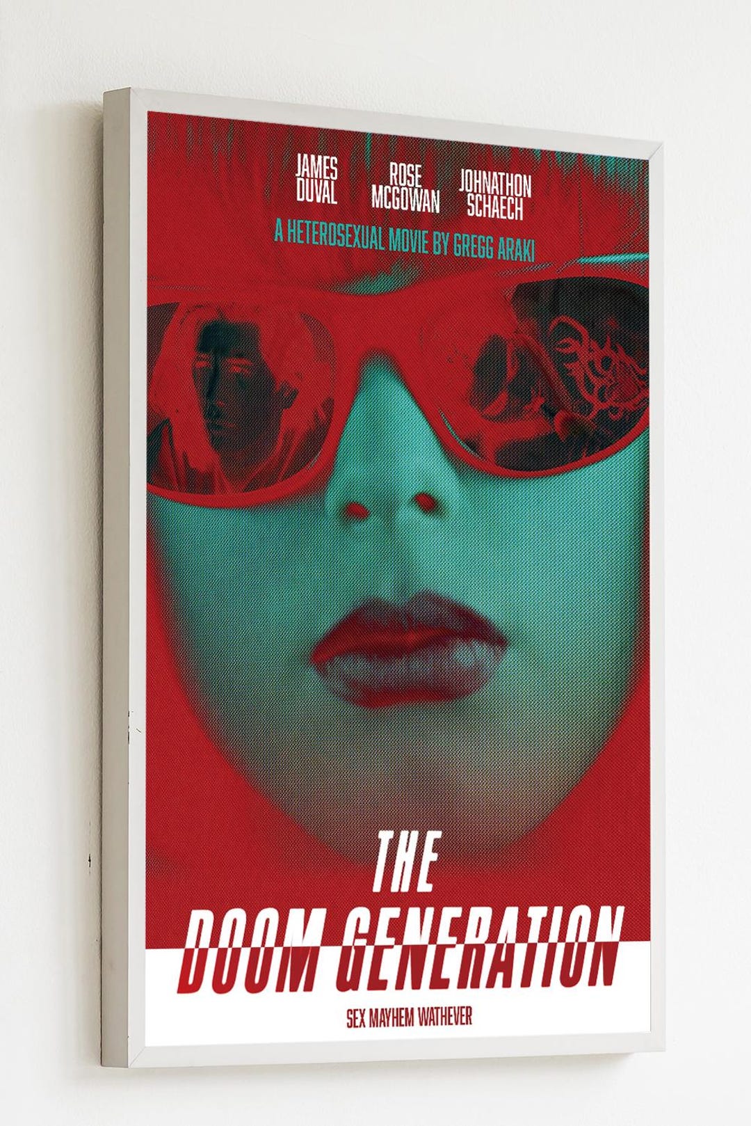 The Doom Generation 1995 Movie Poster, Canvas Poster, No Frame Movie ...