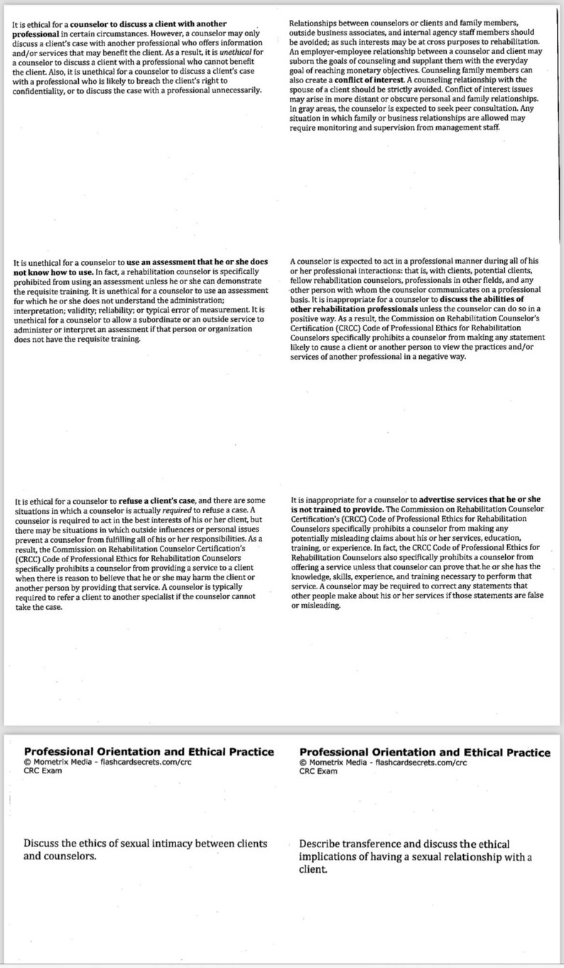 CRC Exam Flashcard Study System: CRC Test Practice Questions & Review ...