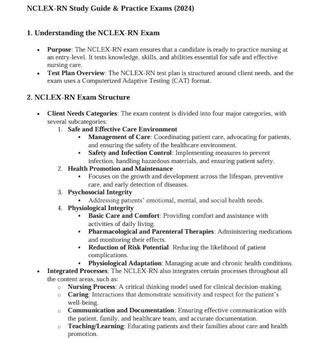 Guía de estudio del examen NCLEX-RN 2024: más de 600 preguntas de práctica con respuestas y ...