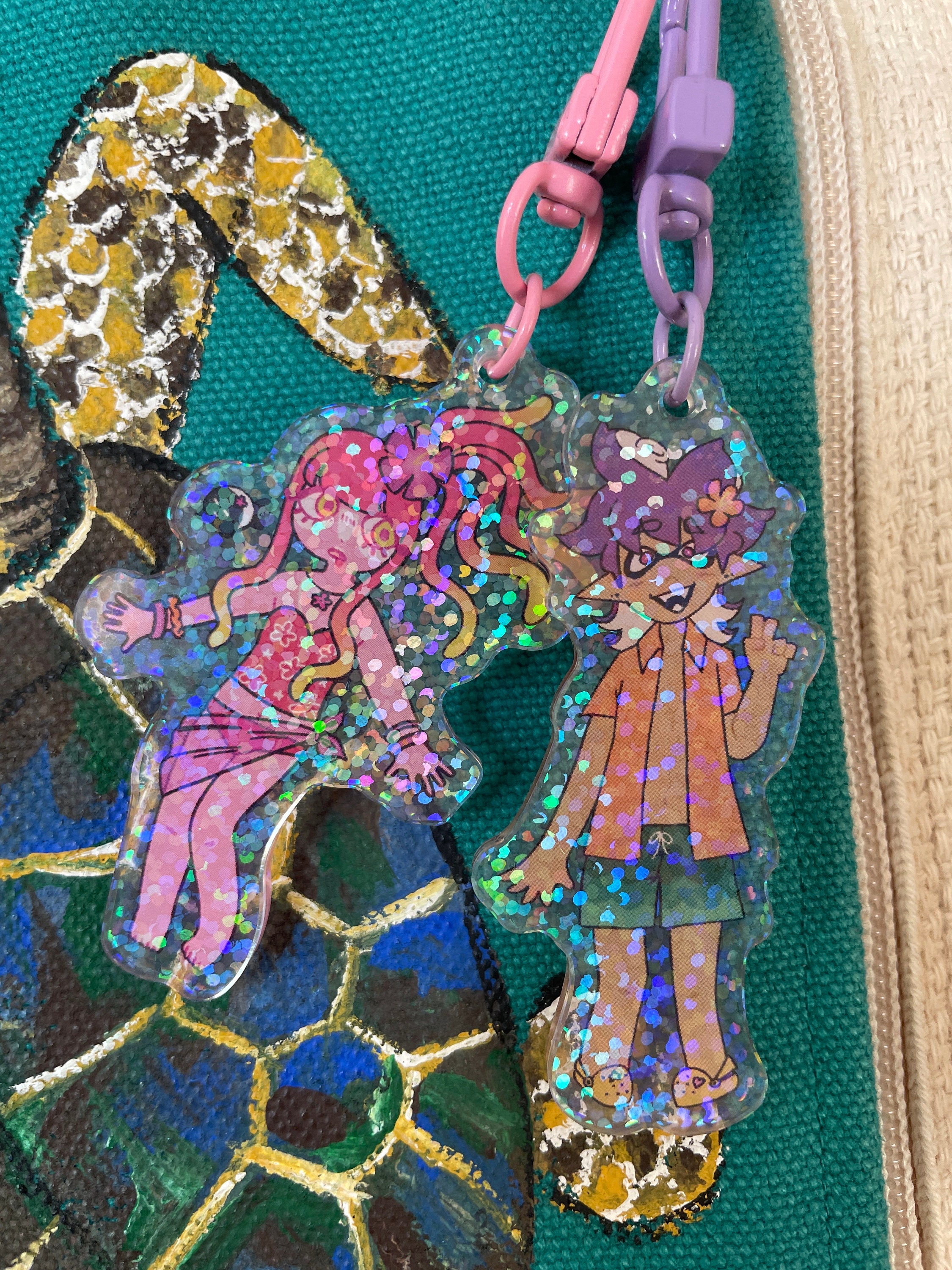 Chirpy Chips X Summer Nights Splatoon Keychains (set of 4) - Etsy