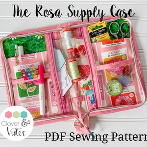 The Rosa Supply Case / Patchwork Sewing Pattern - Etsy