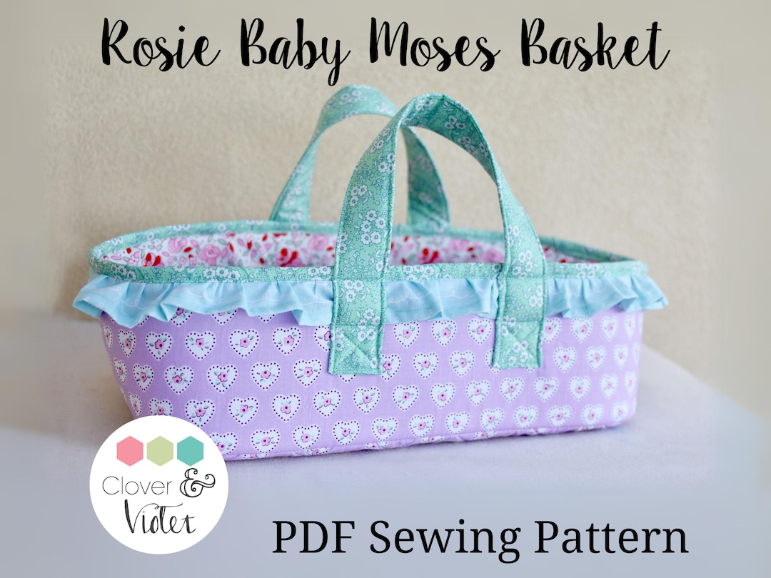 The Rosie Doll Moses Basket / Sewing Pattern - Etsy