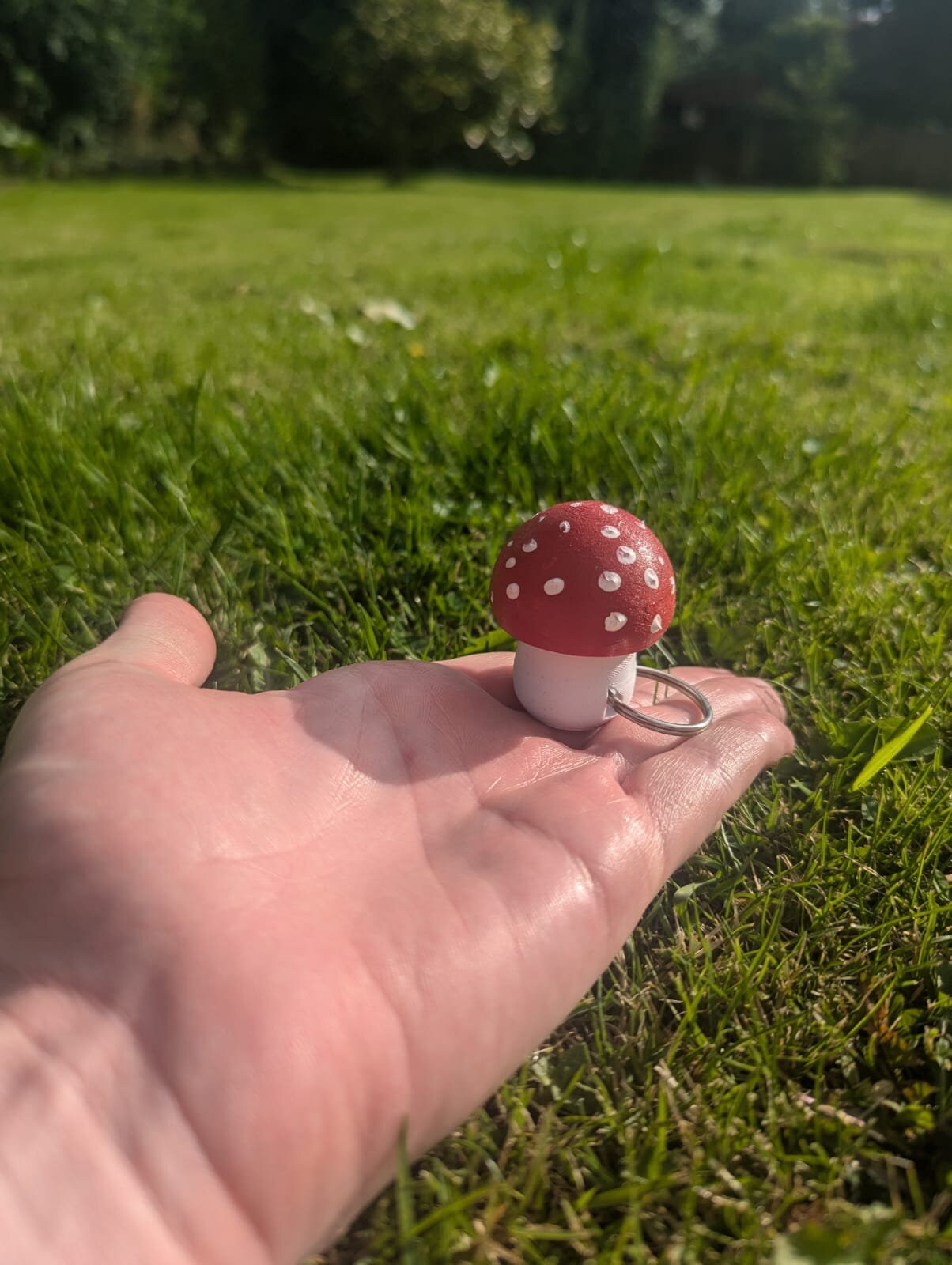 Cute Mushroom Fidget Clicker Keyring, Satisfying Click, Portable ...