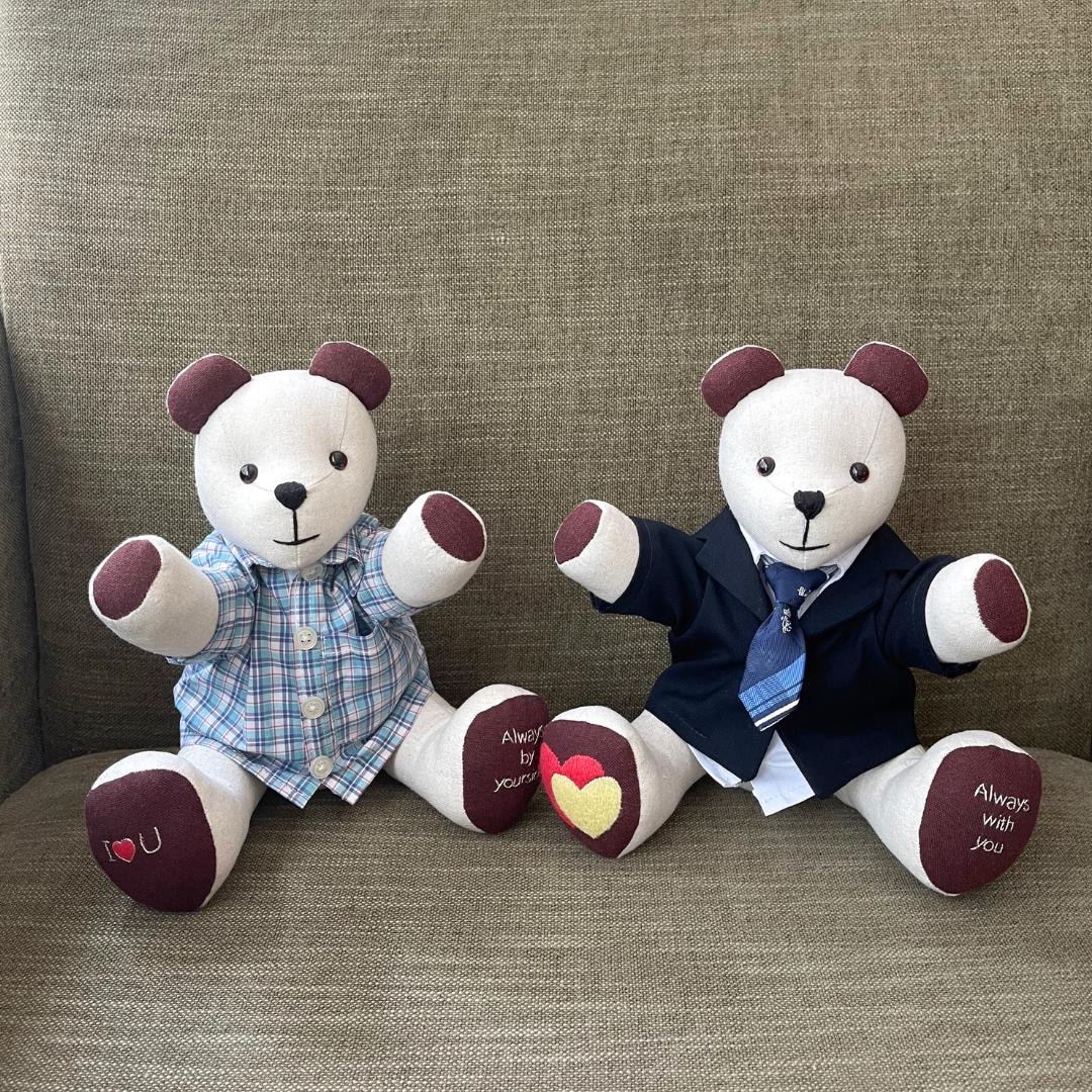 Memory Bear From Clothes, Personalized Keepsake Teddy Bear, Custom ...