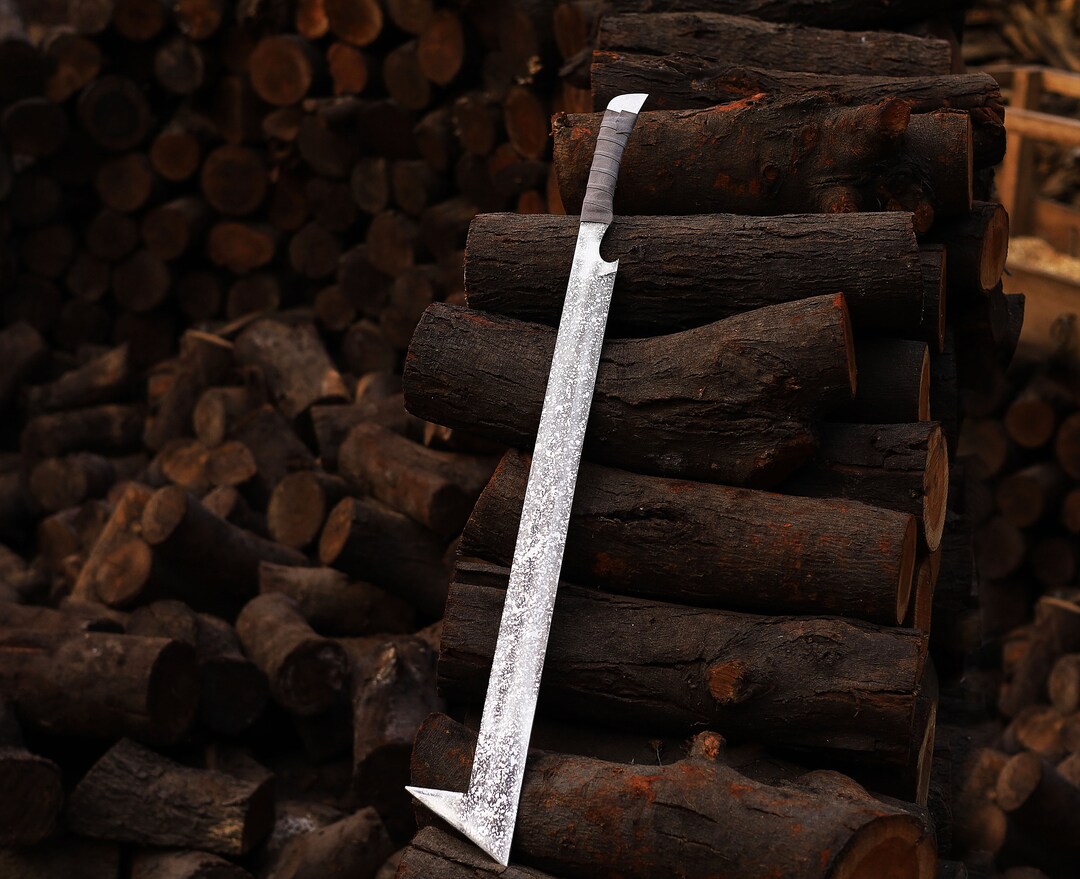 Handmade Uruk-hai-scimitar With Genuine Leather Sheath - Etsy