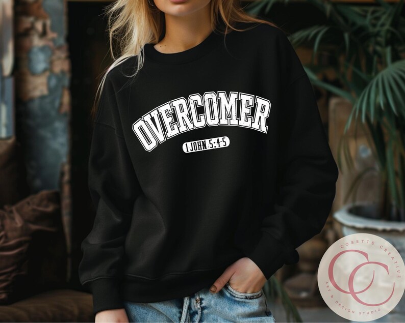 Overcomer Bible Verse PNG Sublimation Motivation Design Instant Digital ...