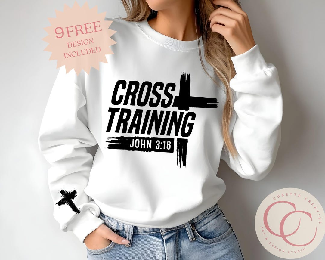 Cross Training Bible Verse Sublimation Design Digital Download PNG ...