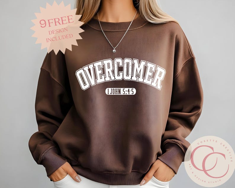 Overcomer Bible Verse PNG Sublimation Motivation Design Instant Digital ...
