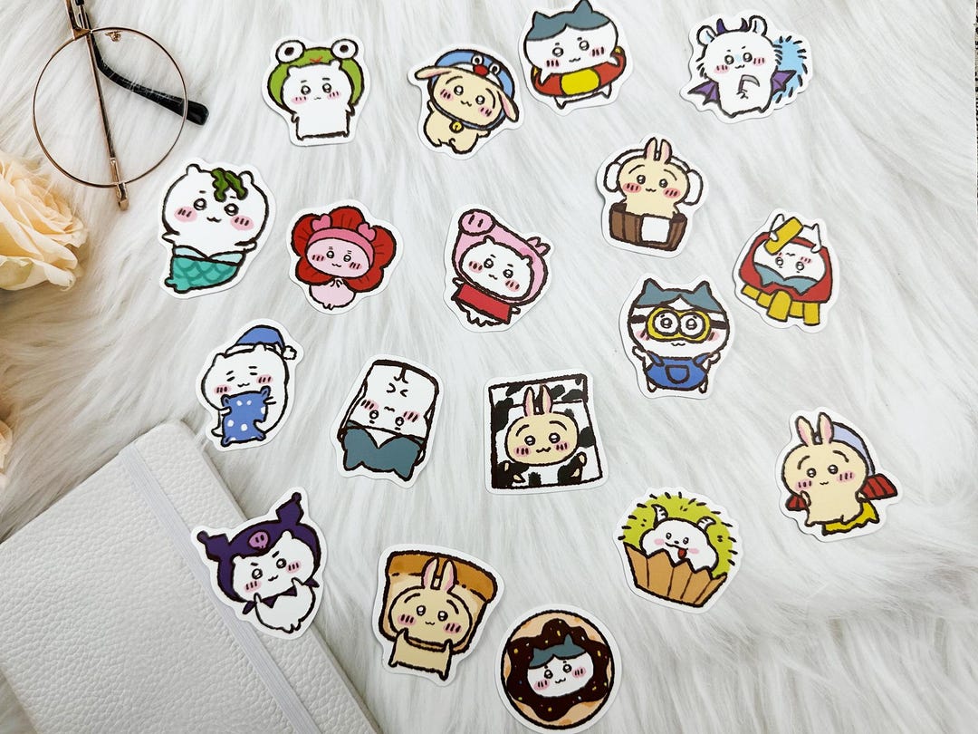 65 Pcs Chiikawa Sticker Set-chiikawa Kawaii Stickers-mobile Phone Case ...