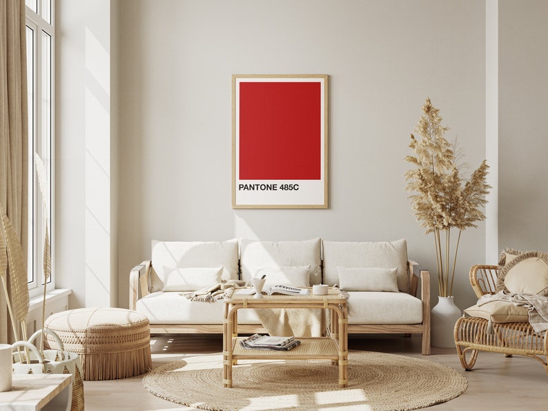 Pantone Wall Art Printable Pantone Colors Home Decor Pantone Print Set ...