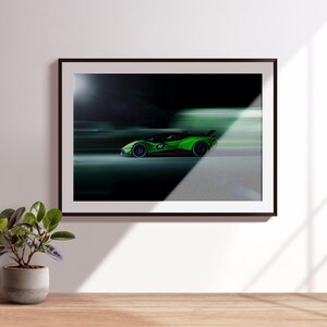 Printable Car Poster | A0 Size | Home Decor | Space Decor | F1 | Racing ...