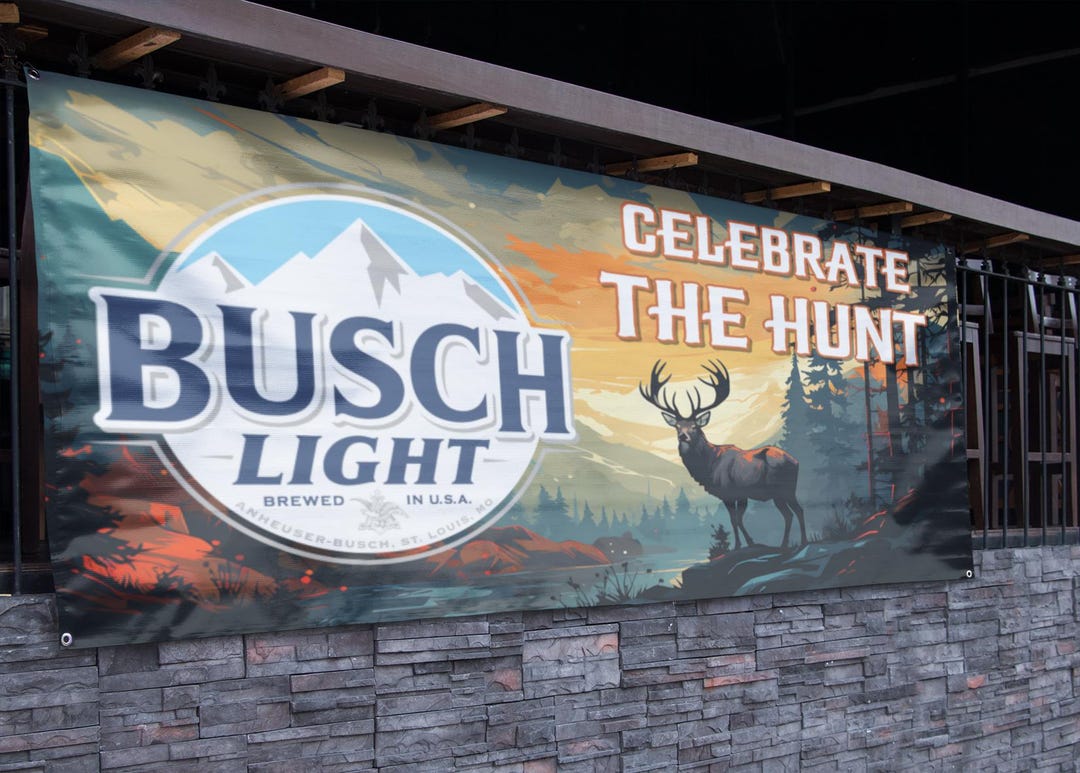 Busch Light Celebrate the Hunt Banner - 2.5ft X 5ft - Etsy