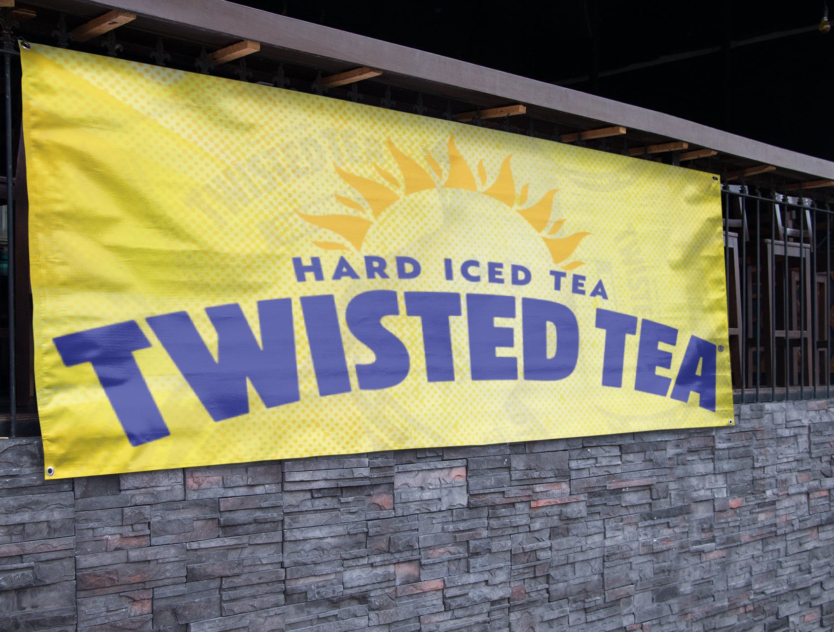 Twisted Tea Hard Iced Tea Banner - 2.5ft X 5ft - Etsy