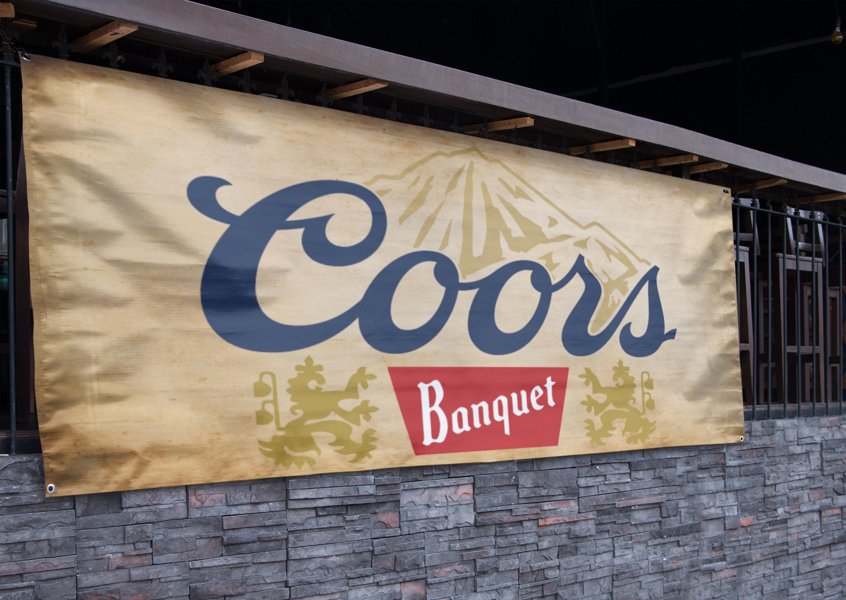 Coors Banquet Beer Banner - 2.5ft X 5ft - Etsy